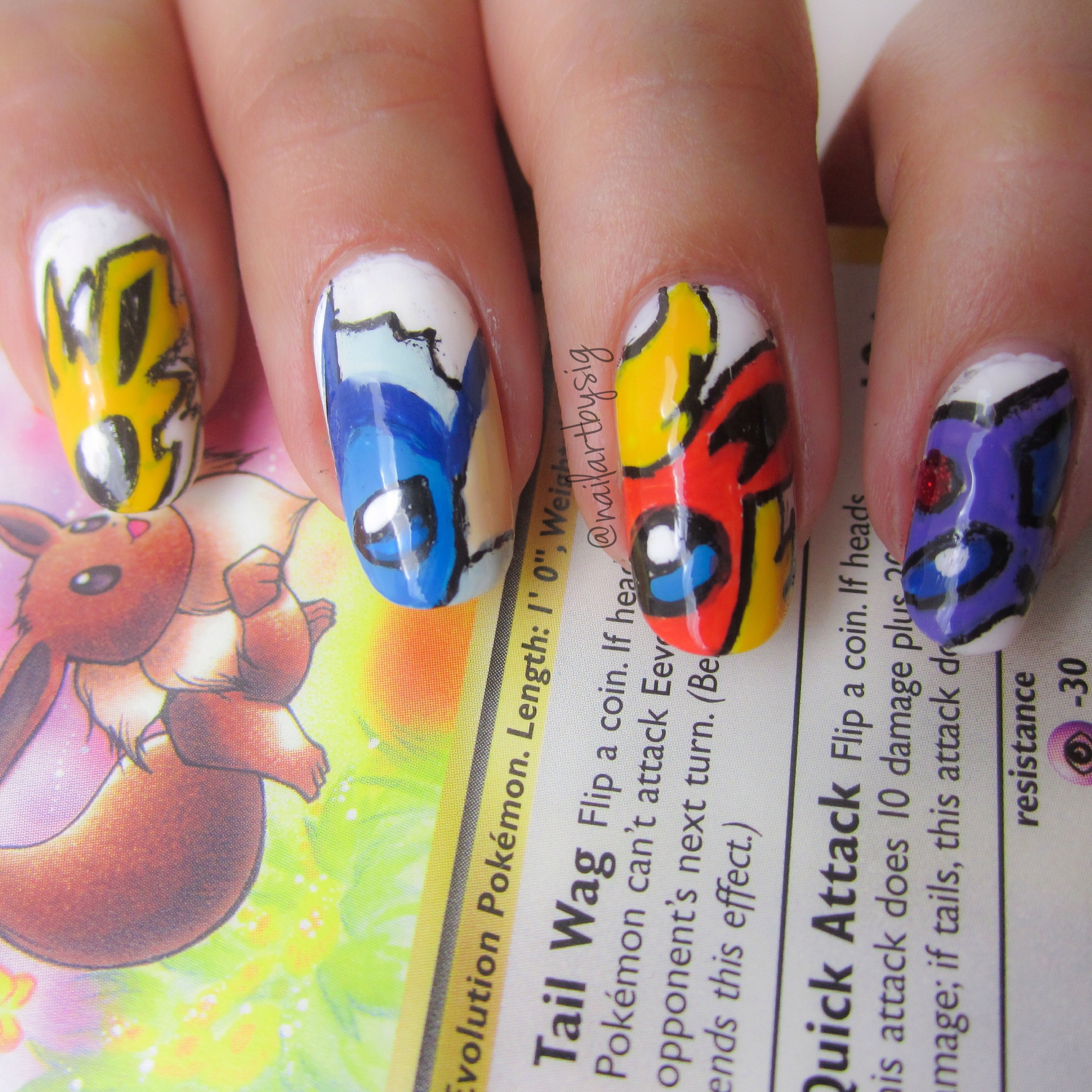 Pokemon Nail Art | By Sig